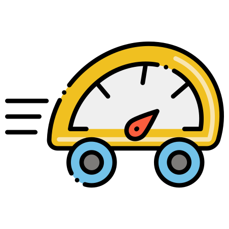 Acceleration icon in Flaticons Lineal Color Style