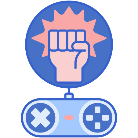 Action Game icon in Flaticons Lineal Color Style