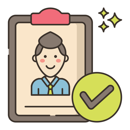 Applicants icon in Flaticons Lineal Color Style