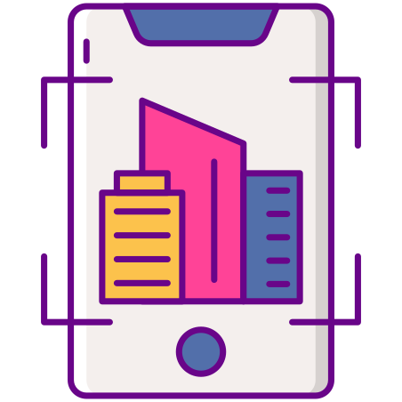 Ar icon in Flaticons Lineal Color Style