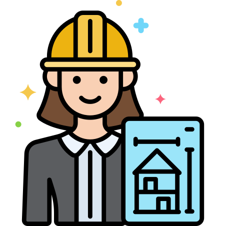 Architect icon in Flaticons Lineal Color Style