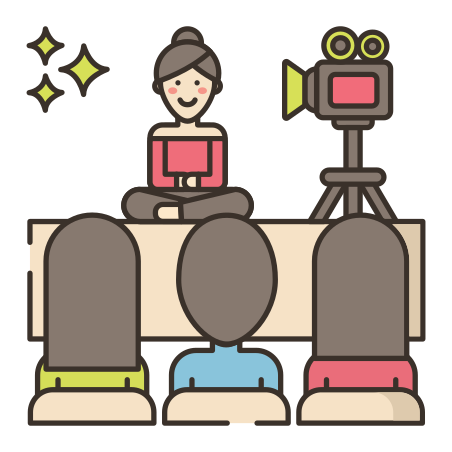 Audition icon in Flaticons Lineal Color Style