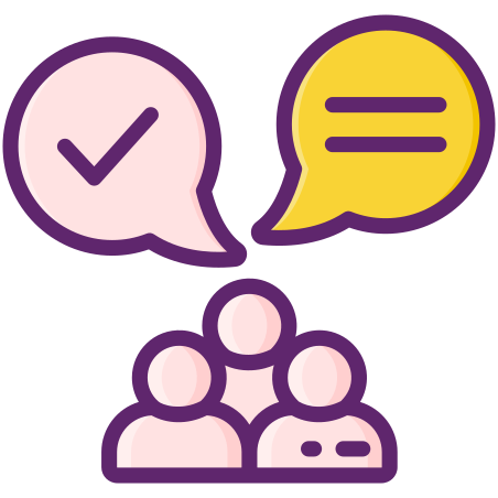 Bargaining icon in Flaticons Lineal Color Style