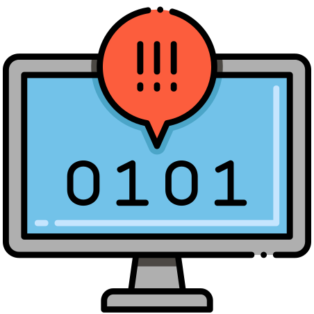 Blue Screen icon in Flaticons Lineal Color Style