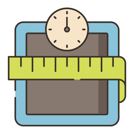 Body Mass Index icon in Flaticons Lineal Color Style