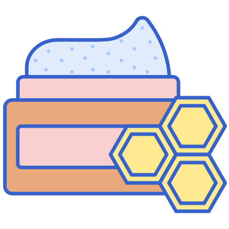 Body Scrub icon in Flaticons Lineal Color Style
