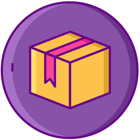 Box icon in Flaticons Lineal Color Style