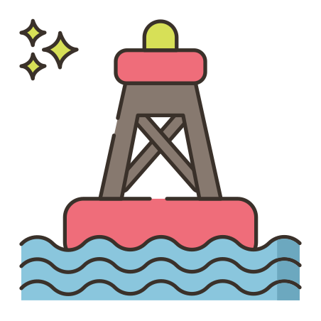 Buoy icon in Flaticons Lineal Color Style