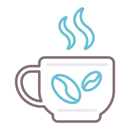 Caffeine icon in Flaticons Lineal Color Style