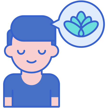 Calm icon in Flaticons Lineal Color Style
