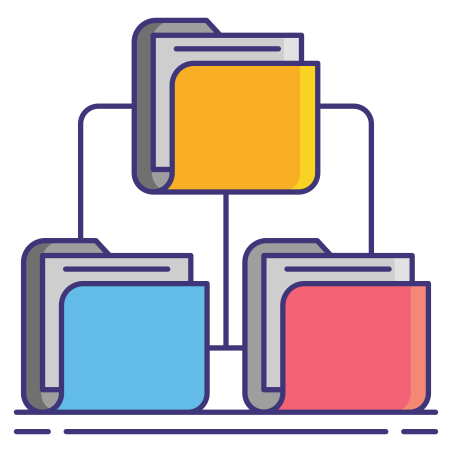 Case File icon in Flaticons Lineal Color Style