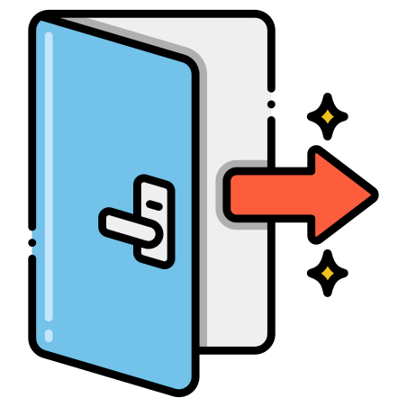 Check Out icon in Flaticons Lineal Color Style