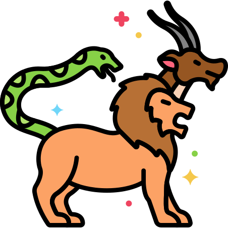 Chimera icon in Flaticons Lineal Color Style