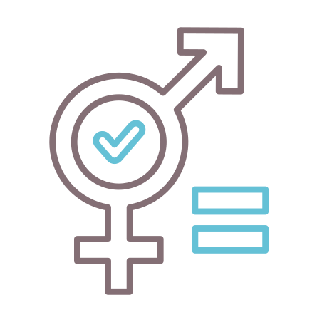 Cisgender icon in Flaticons Lineal Color Style