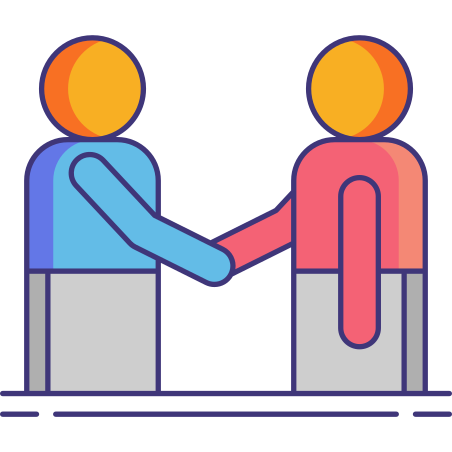 Conflict icon in Flaticons Lineal Color Style