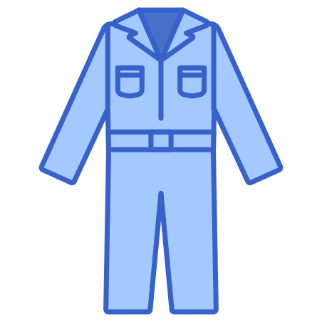 Coverall icon in Flaticons Lineal Color Style