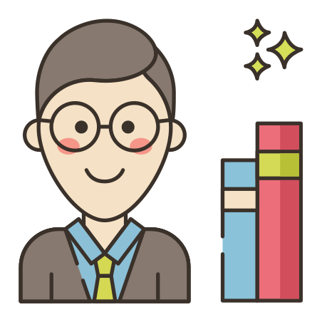 Curator icon in Flaticons Lineal Color Style