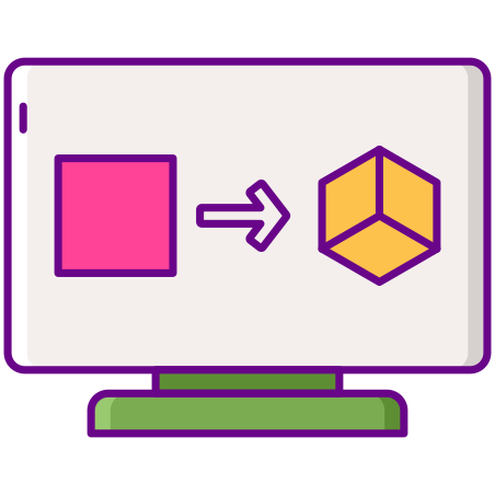 Data Transformation icon in Flaticons Lineal Color Style