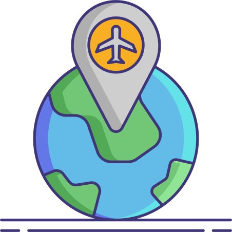 Destination icon in Flaticons Lineal Color Style