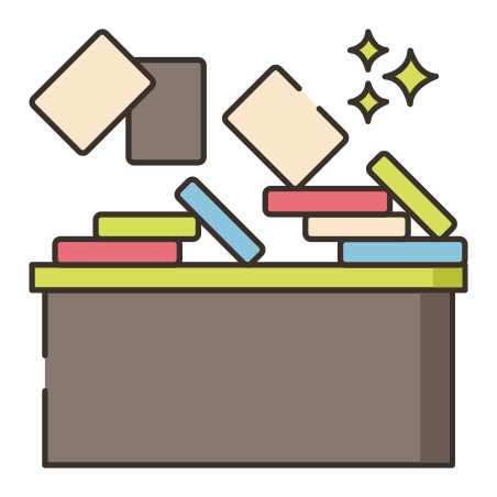 Disorganization icon in Flaticons Lineal Color Style