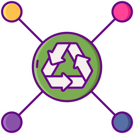 Disposal icon in Flaticons Lineal Color Style