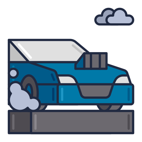 Drag Racing icon in Flaticons Lineal Color Style