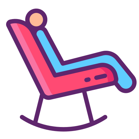 Ergonomic icon in Flaticons Lineal Color Style
