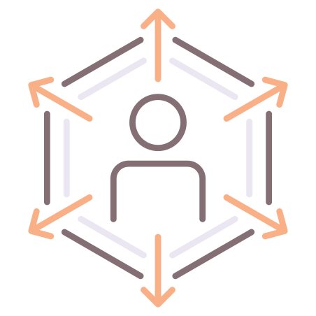 Extrovert icon in Flaticons Lineal Color Style
