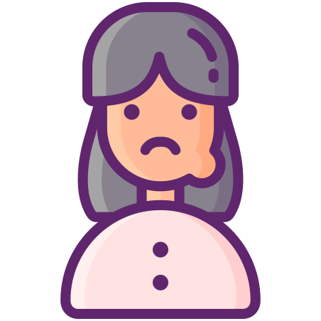 Face Swelling icon in Flaticons Lineal Color Style