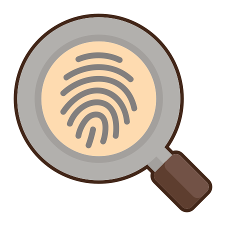 Forensics icon in Flaticons Lineal Color Style