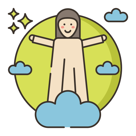 God icon in Flaticons Lineal Color Style