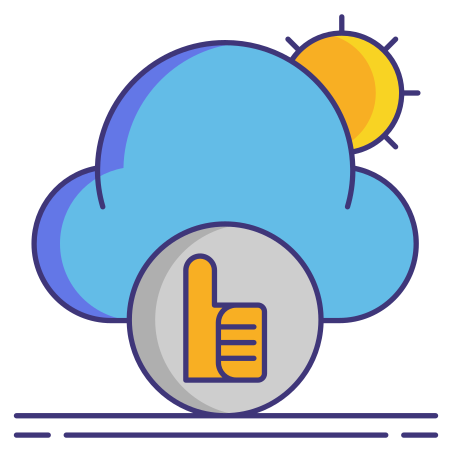 Good Weather icon in Flaticons Lineal Color Style