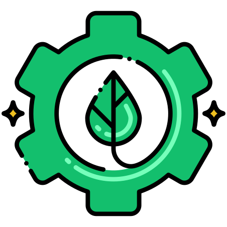 Green Technology icon in Flaticons Lineal Color Style