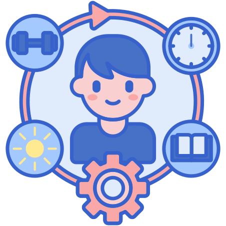 Habit icon in Flaticons Lineal Color Style