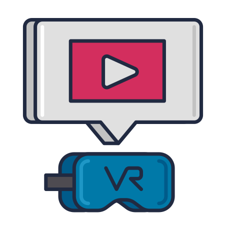 Interactive Content icon in Flaticons Lineal Color Style
