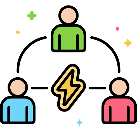 Intermediary icon in Flaticons Lineal Color Style