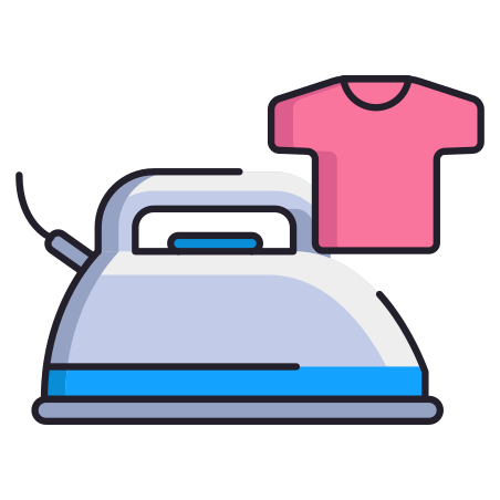 Ironing icon in Flaticons Lineal Color Style