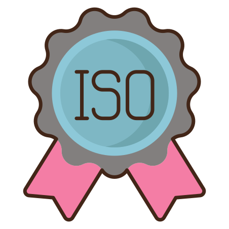 Iso Symbol icon in Flaticons Lineal Color Style