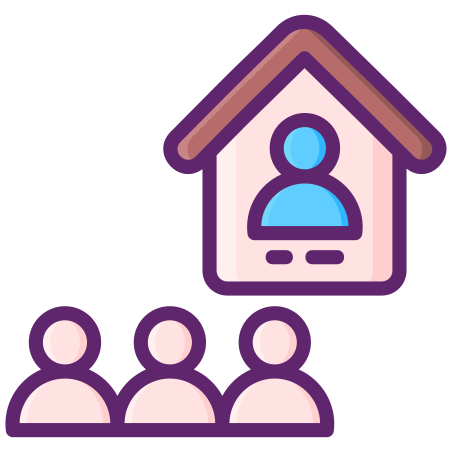 Isolation icon in Flaticons Lineal Color Style