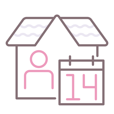 Isolation icon in Flaticons Lineal Color Style