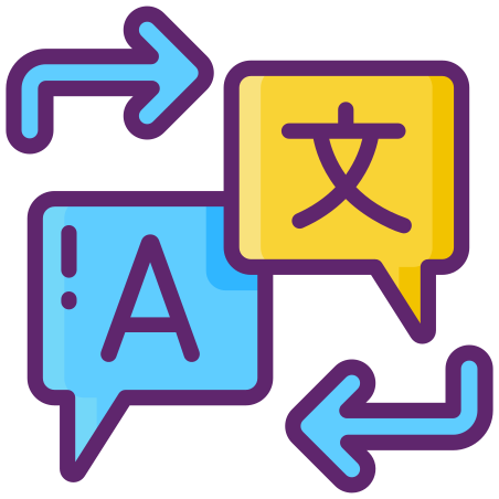 Language Learning icon in Flaticons Lineal Color Style