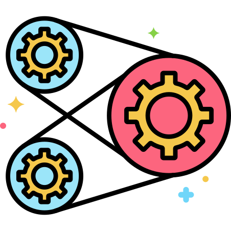 Lean icon in Flaticons Lineal Color Style