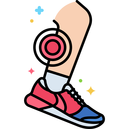 Legs icon in Flaticons Lineal Color Style
