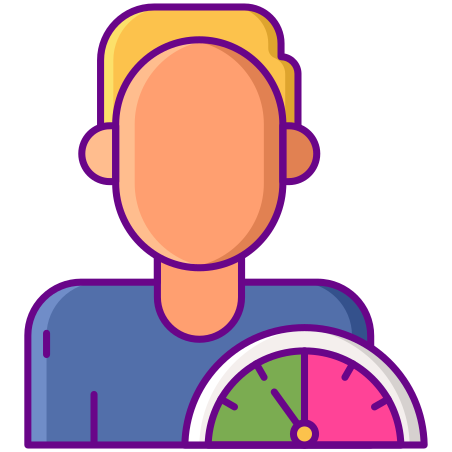 Limit icon in Flaticons Lineal Color Style