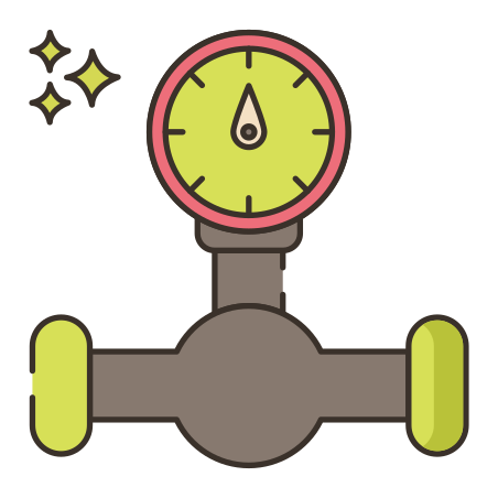 Manometer icon in Flaticons Lineal Color Style
