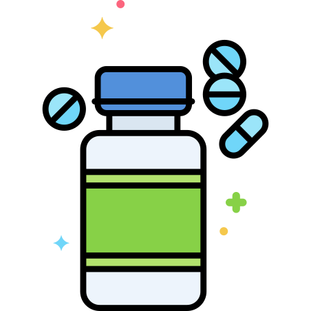 Methamphetamine icon in Flaticons Lineal Color Style