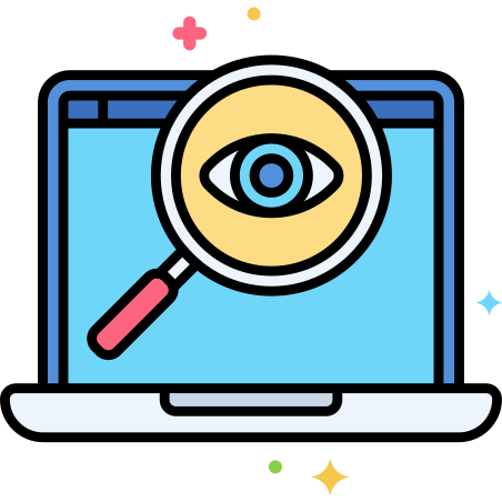 Monitoring icon in Flaticons Lineal Color Style