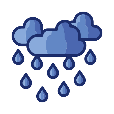 Monsoon icon in Flaticons Lineal Color Style