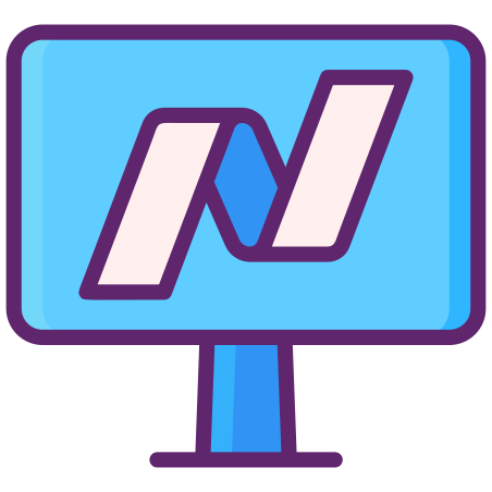 Nasdaq icon in Flaticons Lineal Color Style