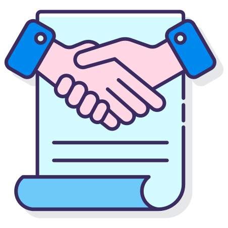 Negotiation icon in Flaticons Lineal Color Style
